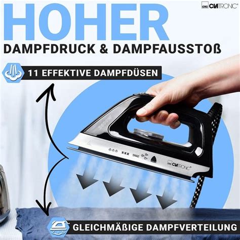 Clatronic Stoomstrijkijzer Met Stoomstrijkijzer 35 Bar
