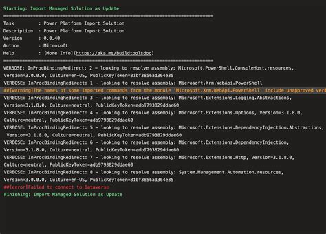 ALM Accelerator BUG Import Managed Solution As Update Fails To