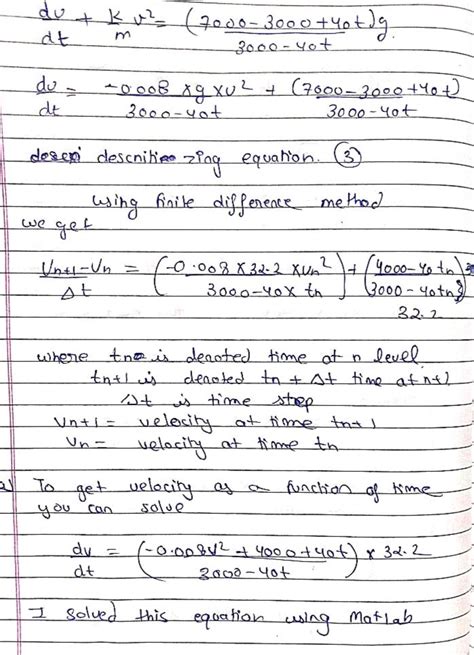 Solved Must Plot All These Graphs In Excel Or Matlab 5graphs Velocity Course Hero