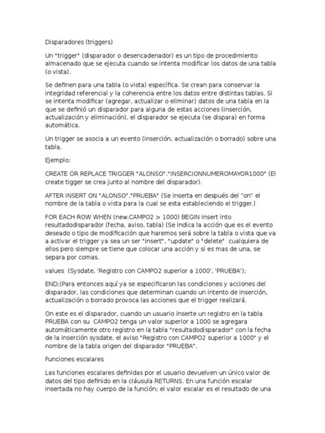 Funciones Escalares Pdf Tabla Base De Datos Servidor Sql De