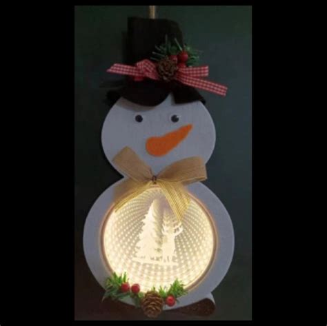 Led Infinity Snowman Light Clc Imports