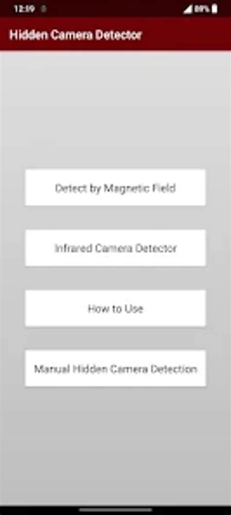 Hidden Camera Detector Hcd Pour Android Télécharger