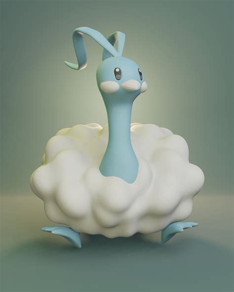 Stl File Pokemon Altaria・3d Print Model To Download・cults