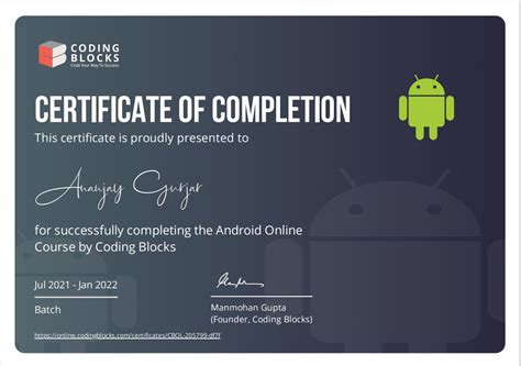 ananjay gurjar on linkedin finally completed coding blocks android development course learned