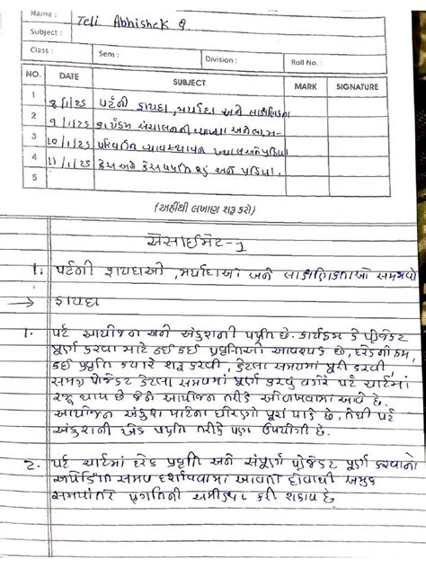 Ba Assignment Class Pdf