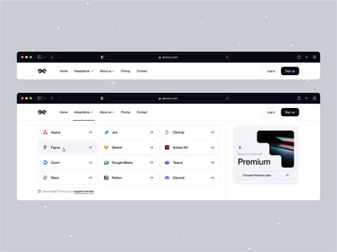 Header Navigation By Kacper Samek For Eevo On Dribbble