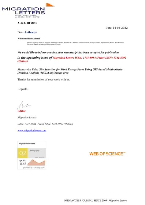 Pdf Manuscript Title Site Selection For Wind Energy Farm Using Gis Based Multi Criteria