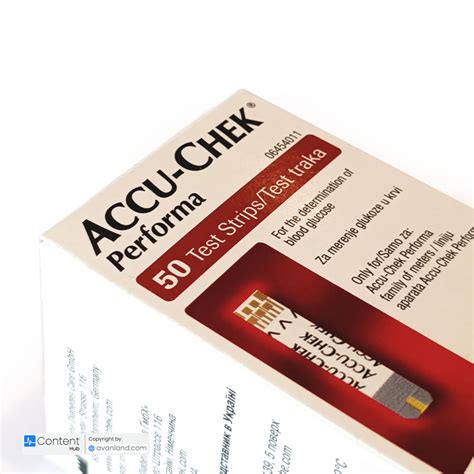 نوار تست قند خون اکیو چک پرفورما Accu Check Performa بسته ۵۰ عددی