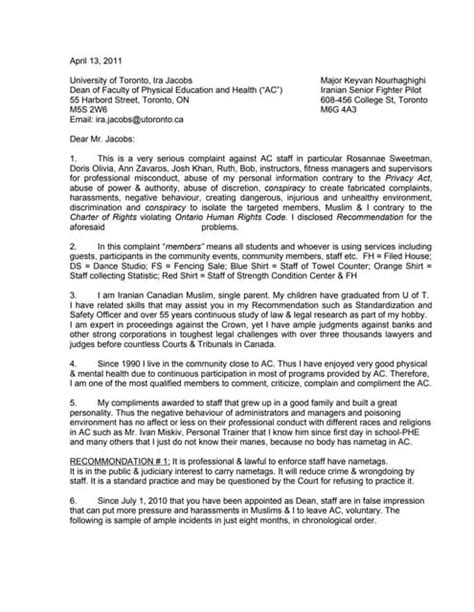 Corrupt Jewish Dean Ira Jacobs Of The University Of Toronto Doc