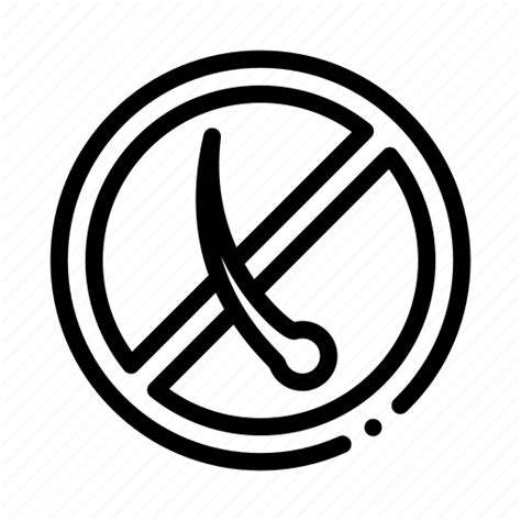 Anti Hair Loss Mark Medical Icon