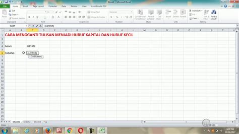 Cara Membuat Huruf Kapital Diawal Kata Di Excel Kumpulan Kata Kata