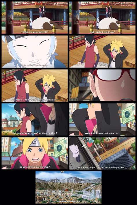 One Of The Best Boruto Movie Scenes Funny Sarada Boruto Mitsuki