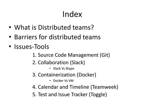 Distributed Teams Ppt