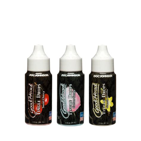 Buy The Goodhead Tingle Drops Oral Sex 3 Piece Sampler Set Doc Johnson