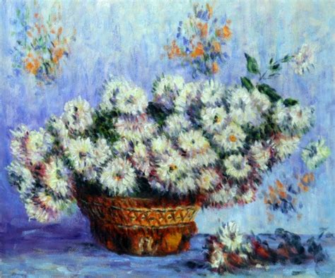 Картина Клод Моне хризантемы 1878 — В интерьер