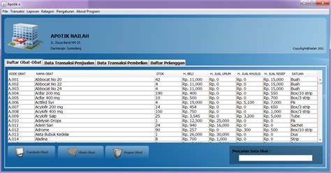 Aplikasi Apotik Dengan Java Nuryanto