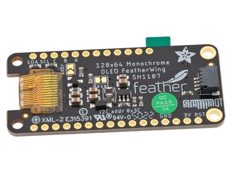 Buy Featherwing Oled 128x64px At The Right Price Electrokit