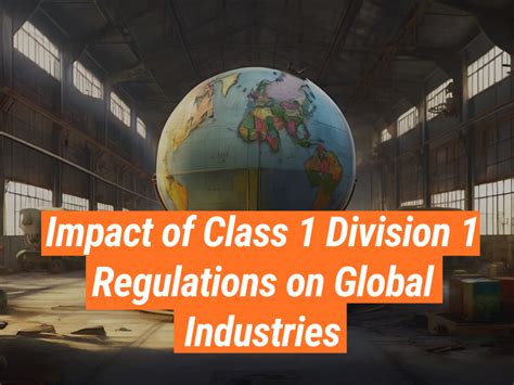 Impact Of C1d1 Regulations On Global Industries Intrinsically Safe Store