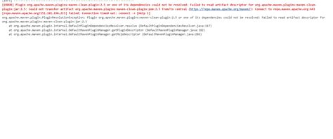 Maven Execute Command Mvn Clean Install Failed When Integrate With