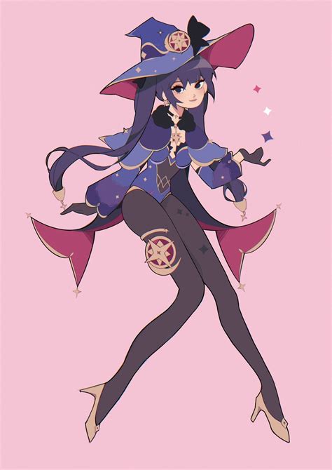 Genshin Impact Mona Art Print Etsy Singapore