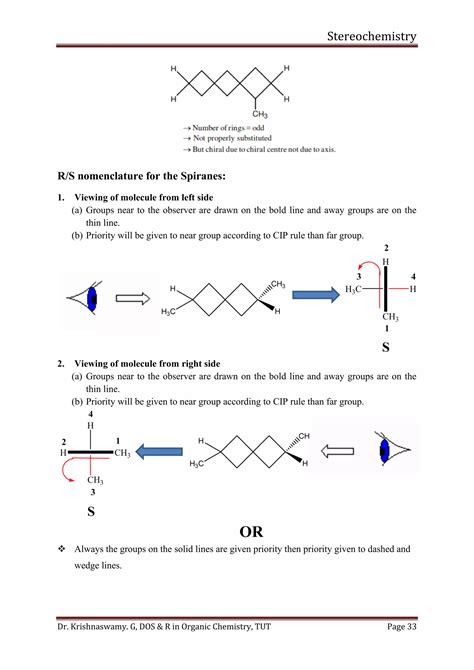 Stereochemistry Notes Pdf