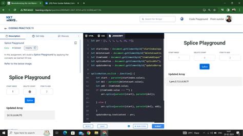Prem Sundar Battala On Linkedin Coding Ccbp Nxtwave Javascript