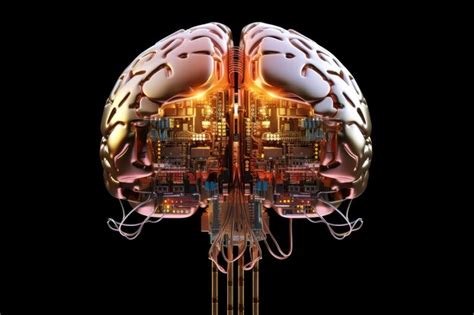 Premium Ai Image Artificial Intelligence Brain With Microcircuits