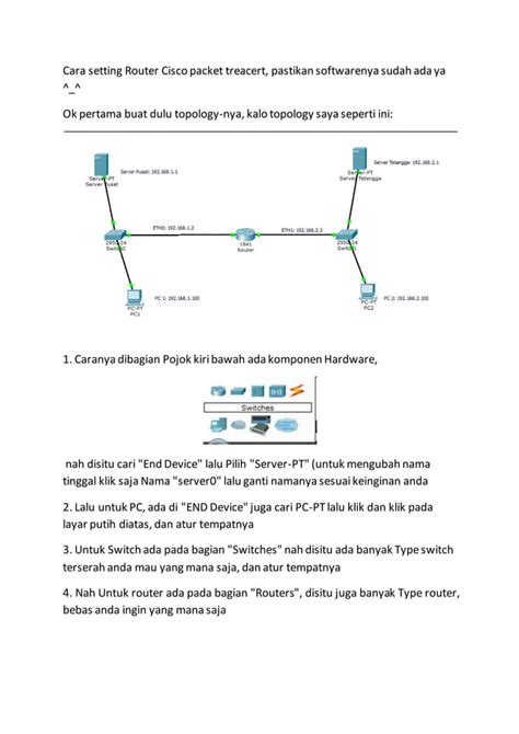 Cara Setting Router Cisco Packet Treacert PDF