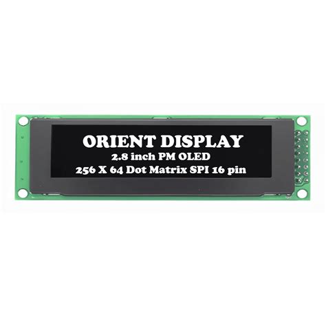Arduino OLED X Monochrome White Nits Wire SPI Interface Orient Display