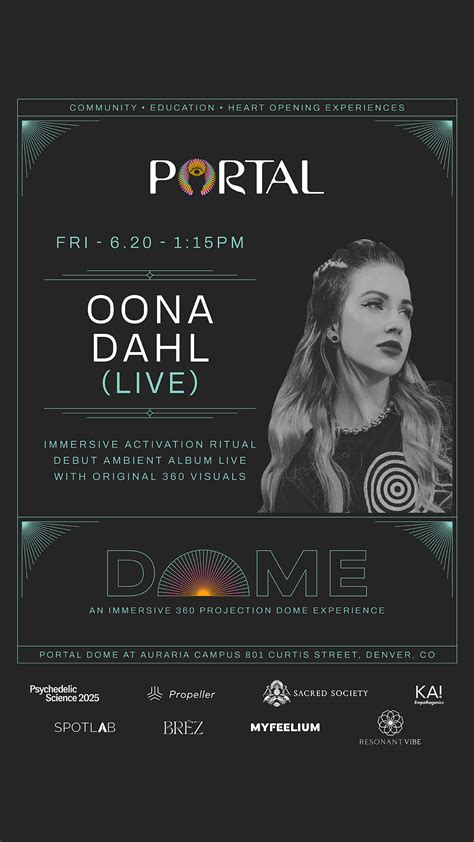 Oona Dahl Live Ambient Set Colorado Psychedelic Society