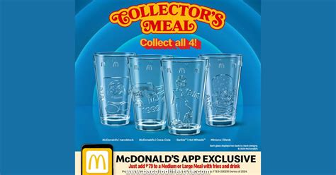 Mcdonalds Philippines Releases New Glass Collection Bacolod Lifestyle