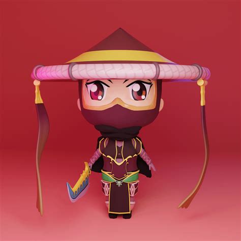 Chibi Character R Blender