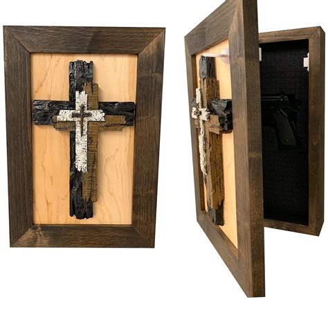 Hidden Gun Storage Cabinet With Decorative Three Layered