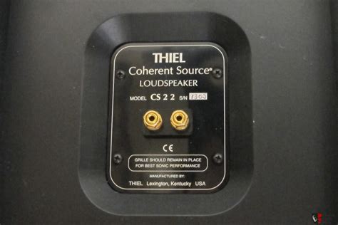 Thiel Cs 22 Speakers Good Photo 4022677 Canuck Audio Mart