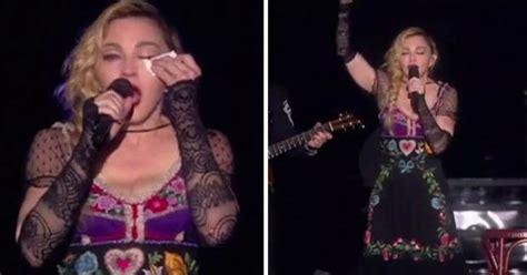 Madonna In Tears Over Paris Attacks While Singing Like A Prayer On
