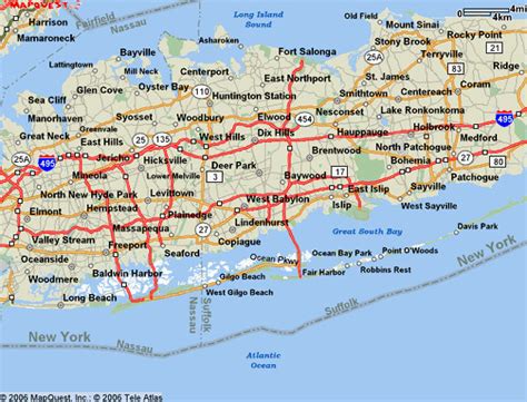 Long Island Ny Zip Code Map Map Of Long Island New York Hi Res Stock