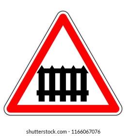 Warning Sign Level Crossing Symbol 스톡 일러스트 619500782 Shutterstock