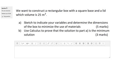 Solved Question Not Yet Answered We Want To Construct A Chegg