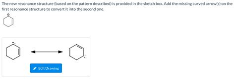 Solved The new resonance structure (based on the pattern | Chegg.com