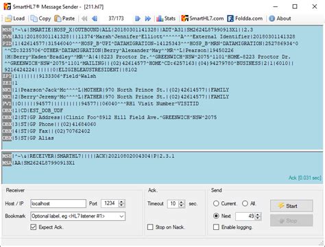 Hl7 Message Sender Foldda