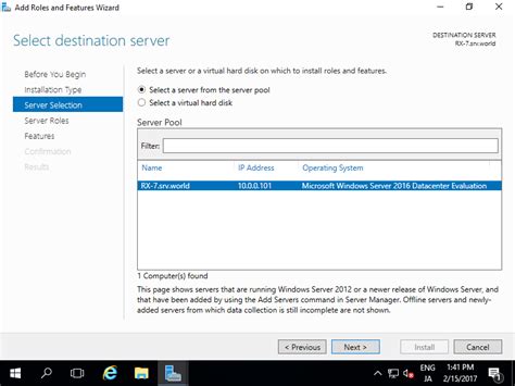 Windows Server 2016 File Server Install Server World