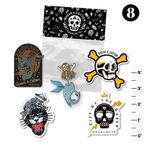 Sticker Pack 8 Queen And Cotton