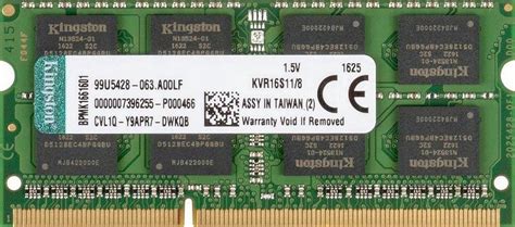 Kingston 8gb Pc3 12800s 1600mhz Cl11 Kvr16s11 8 7939711326 Oficjalne Archiwum Allegro