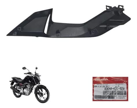 Carenagem Lateral Esquerda Cg 160 Fan 2026 Original Honda Preto Frete