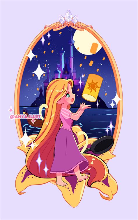 Rapunzel Fan Art By Anyacomics On Deviantart