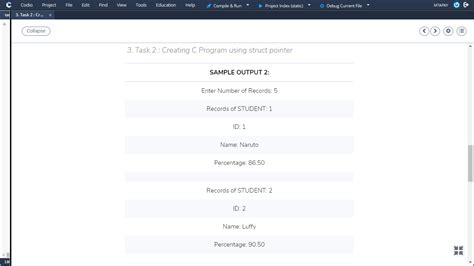 Solved 3 Task 2 Creating C Program Using Struct