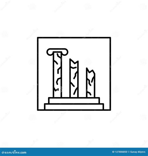 Architecture Outline Icon Element Of Landscape Outline Icon For Mobile Concept And Web Apps