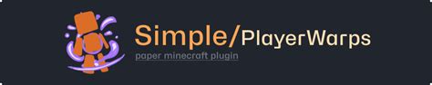 Github Imcodistsimple Player Warps Simple Paper Minecraft Plugin