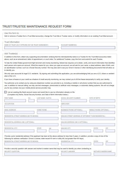 Free 42 Maintenance Forms In Pdf Ms Word Xls