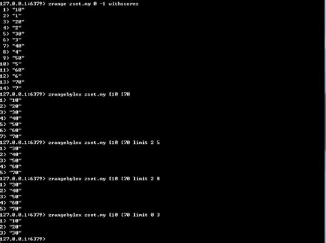 redis sorted set 常用命令介绍 源码巴士